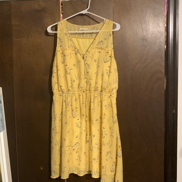 Maurices | Dresses | A Yellow Maurices Dress Worn Twice But Has Mostly ...